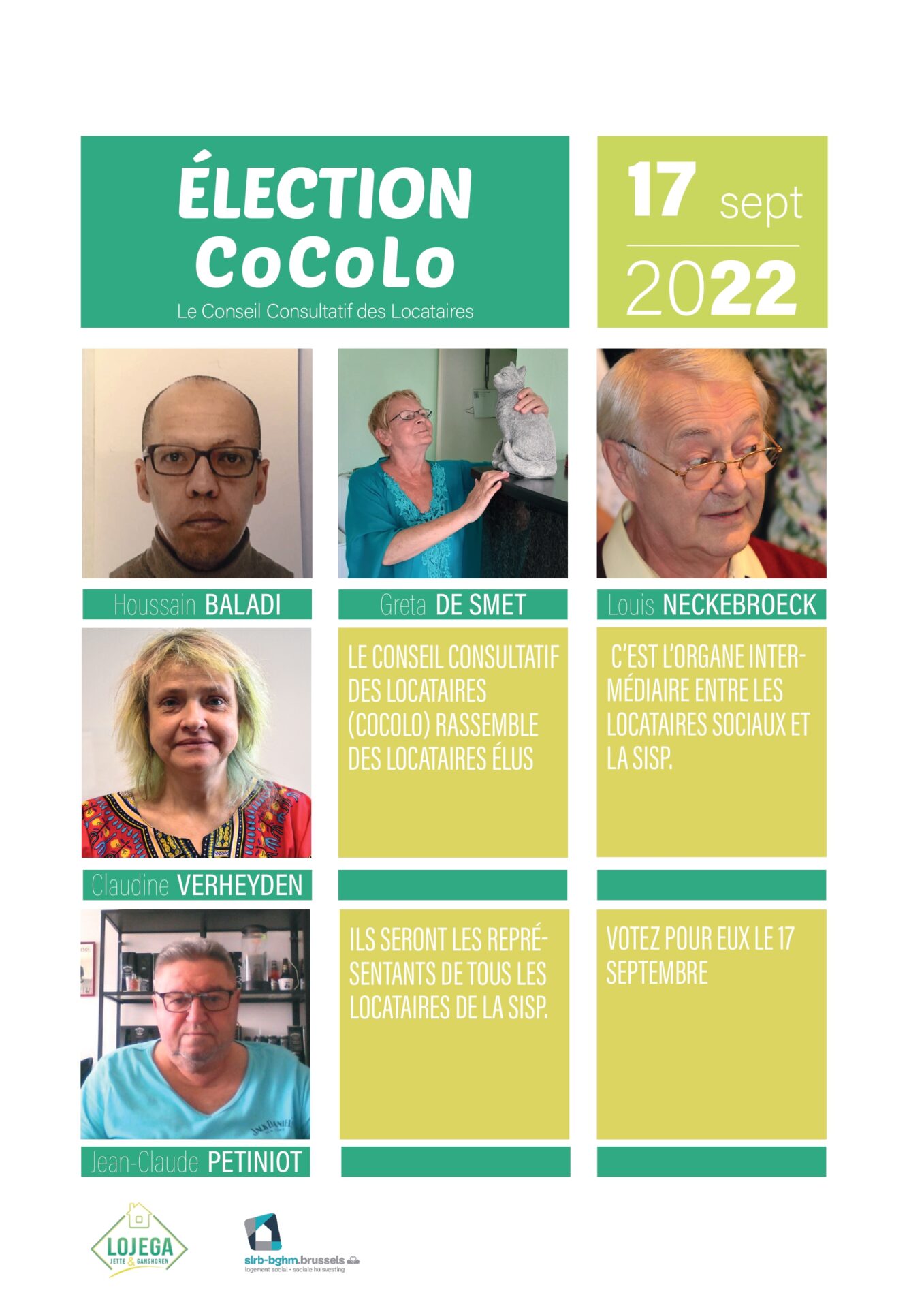 Les élections CoCoLo : découvrez les candidats :LOJEGA